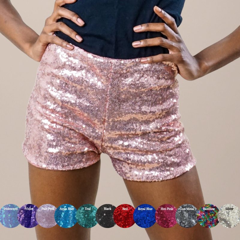 sequin shorts