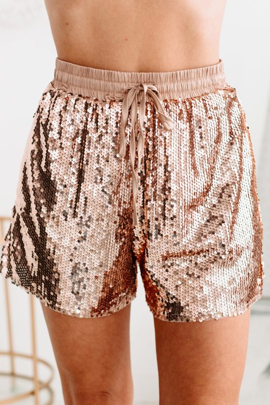 sequin shorts
